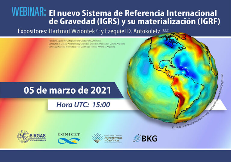 Webinario: El nuevo Sistema de Referencia Internacional de Gravedad ...